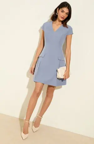FRIENDS LIKE THESE Pinny Fit & Flare Dress