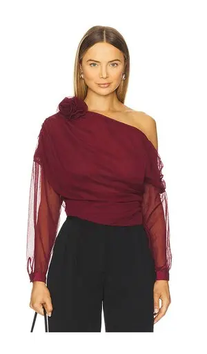 LOVERS AND FRIENDS Asha Top - Burgundy