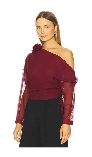 LOVERS AND FRIENDS Asha Top - Burgundy