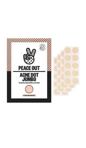 PEACE OUT Salicylic Acid Acne Healing Dots Jumbo 40 Dots - N,a