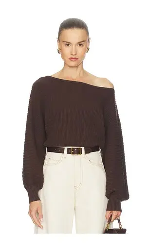 L'academie By Marianna Indre Sweater - Chocolate Brown