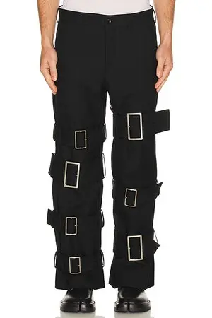 Comme Des Garçons Buckle Trousers