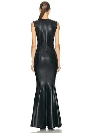 Norma Kamali Sleeveless Grace Fishtail Gown