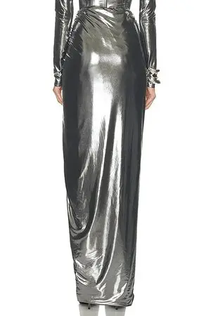 LAQUAN SMITH Maxi Skirt With Draped Detail