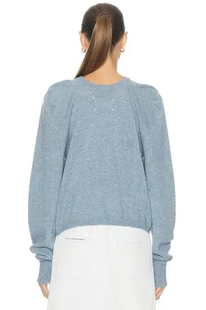 MAISON MARGIELA Crewneck Sweater - Blue