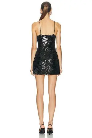 LoveShackFancy Sabeline Sequin Mini Dress