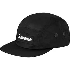 Supreme Washed Nylon Camp Cap - Black