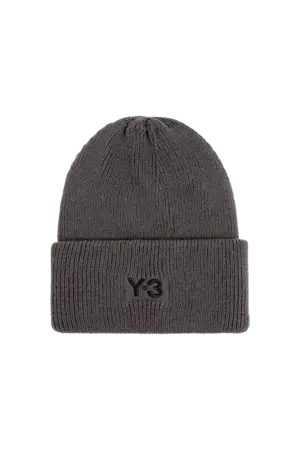 Y3 Logo Beanie - Grey