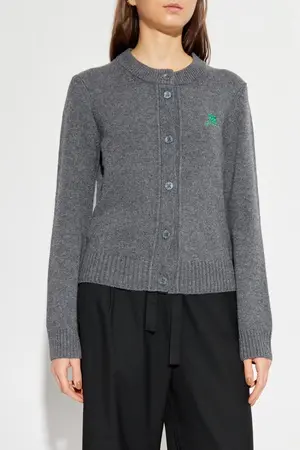GANNI Logo Cardigan