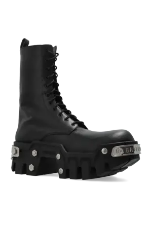 Balenciaga Bulldozer Leather Boots