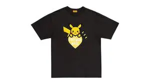 HUMAN MADE X Pokemon Graphic Pikachu Shinsaibashi T-shirt - Black