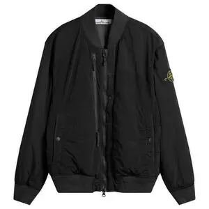 Stone Island Nylon Metal Econyl Primaloft Bomber Jacket - Black