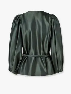 Fendi Silk Duchesse Blazer