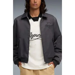 PUMA X Represent Nylon Bomber Jacket - Flat Dark Gray