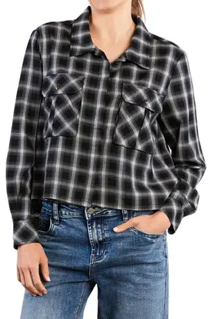 BILLY T Plaid Button-up Shirt