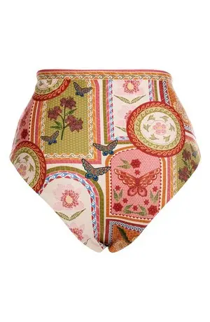 Agua Bendita Alicia Fiore High-waist Bikini Bottoms
