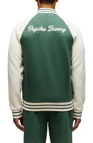 Psycho Bunny Stiles Knit Bomber Jacket