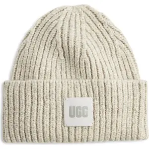 UGG Chunky Rib Beanie - Light Grey