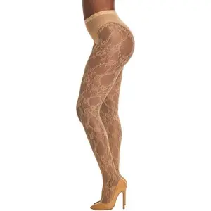 SAVAGE X FENTY Lace Floral Sheer Tights
