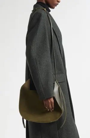 REE PROJECTS Helene Suede Hobo Bag