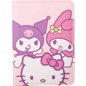 HELLO KITTY Passport Holder, Featuring - Pink/ Purple