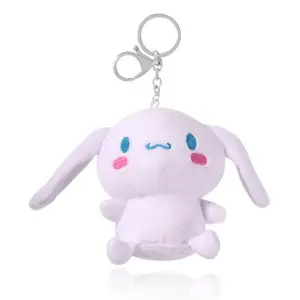 HELLO KITTY Cinnamoroll Plush Bag Charm Keychain - White