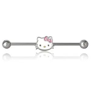 HELLO KITTY Cartilage Earring - Silver