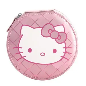 HELLO KITTY Round Zip Around Jewelry Travel Storage