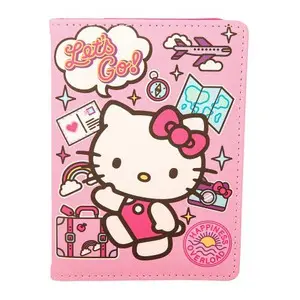 HELLO KITTY Passport Holder - Pink