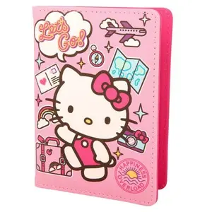 HELLO KITTY Passport Holder - Pink