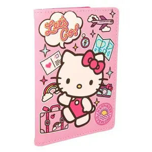 HELLO KITTY Passport Holder - Pink