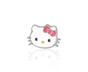 HELLO KITTY Stainless Steel Cartilage Stud Earring - White