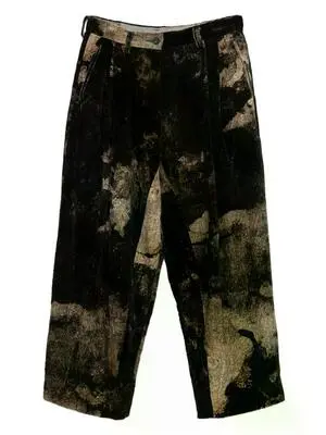 ZIGGY CHEN All-over Print Trousers