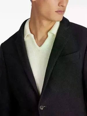 ZANONE Single-breasted Wool Blazer