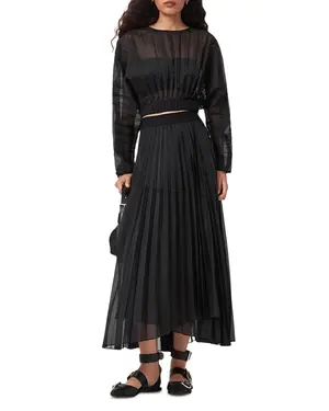 ALLSAINTS Micaela Pleated Skirt