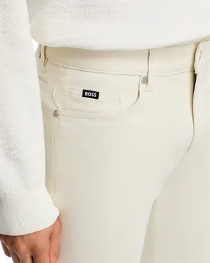 BOSS Delaware Slim Fit Jeans - Open White
