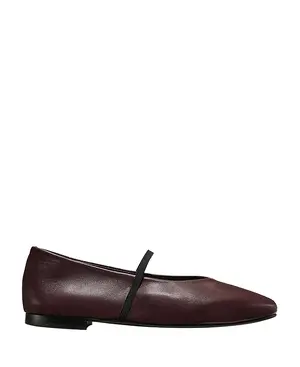 MARGAUX LONNBERG The Phoebe Flats - Burgundy Nappa
