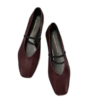 MARGAUX LONNBERG The Phoebe Flats - Burgundy Nappa