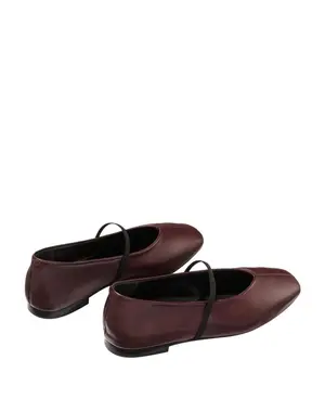 MARGAUX LONNBERG The Phoebe Flats - Burgundy Nappa