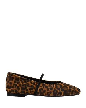 MARGAUX The Phoebe Flats - Leopard Suede