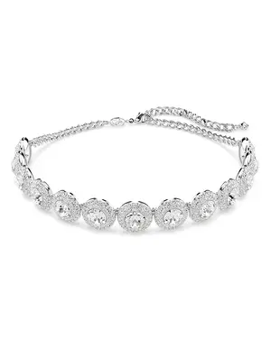 SWAROVSKI Una Crystal Angelic Choker Necklace Silver