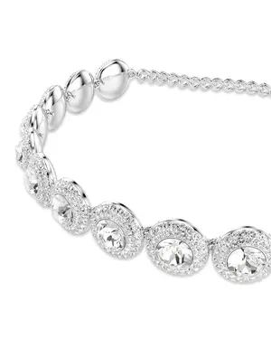 SWAROVSKI Una Crystal Angelic Choker Necklace - Silver