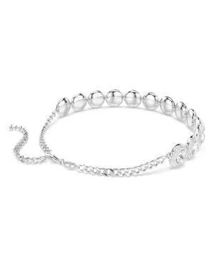 SWAROVSKI Una Crystal Angelic Choker Necklace - Silver