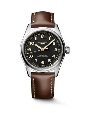 LONGINES Spirit Pilot Watch 39mm - Black/brown