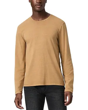 Paige Enzo Long Sleeve Cotton Tee - Vintage Palomino