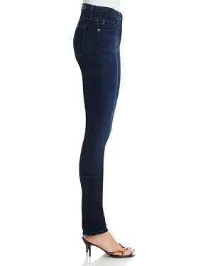 Ag Mid Rise Cigarette Jeans - Blue Dusk