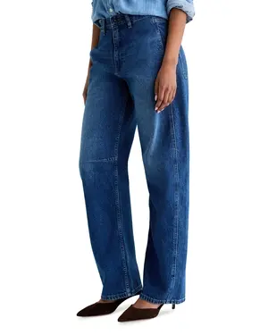 Ag Mercer High-rise Extended Jeans - Sidecar