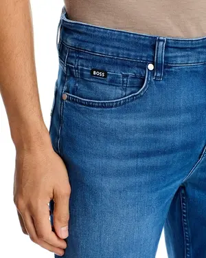 BOSS Maine Regular Fit Jeans - Medium Blue