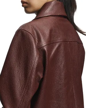 SAINT ART Lomand Textured Leather Jacket