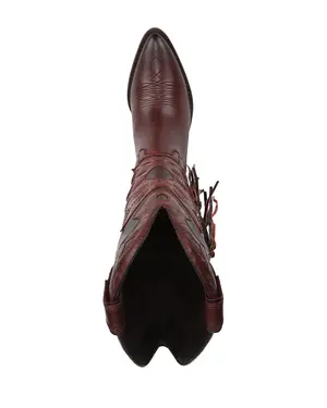 Sam Edelman Rhett Cowboy Boots - French Merlot